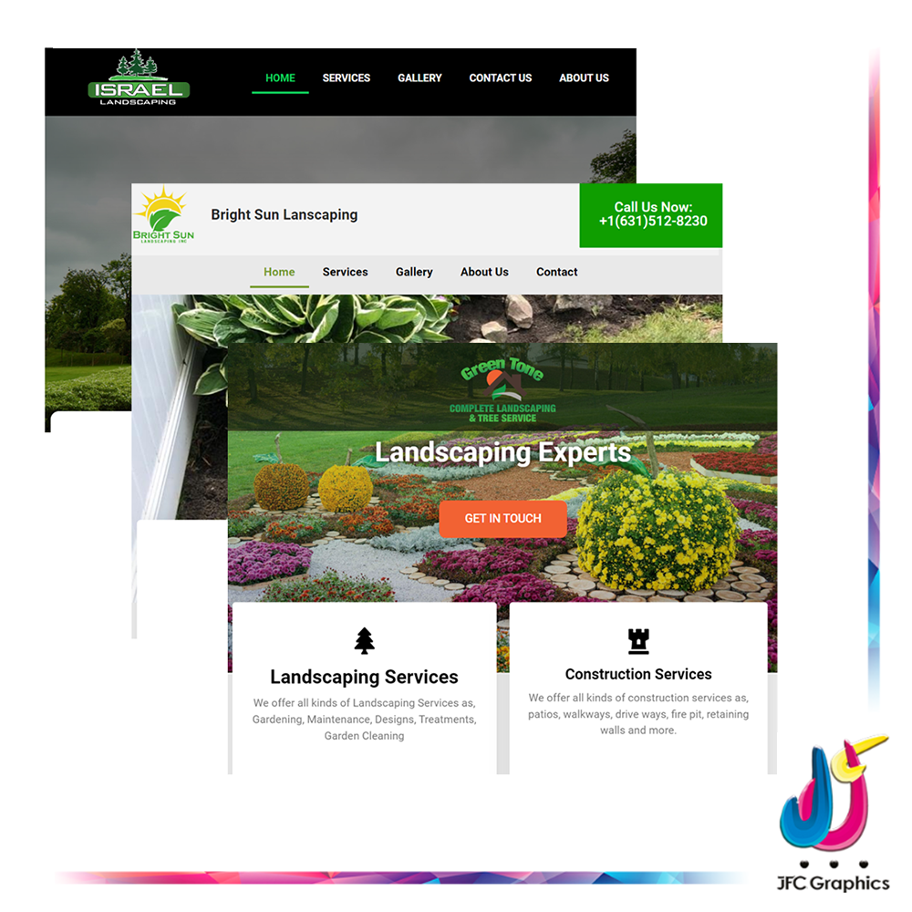Graphic design for Landscaping Companies | JFC GRAPHICS
